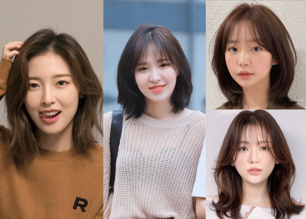 Bảng mẫu Tóc layer trung quốc ngang vai cho phong cách trẻ trung và ...