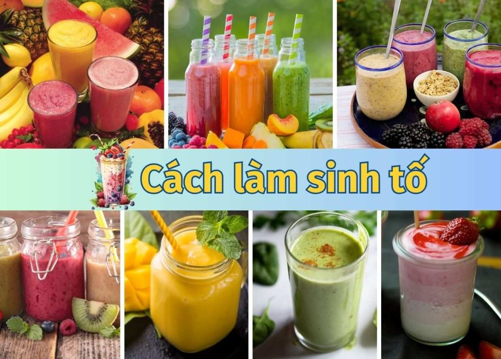 10+ Cách Làm Các Loại Sinh Tố Ngon, Bổ, Healthy Đơn Giản Nhất | TIKI