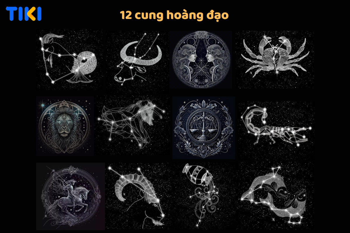 12 Cung Hoàng Đạo - Giải Mã Bí Mật Ngày Sinh, Tính Cách, Vận Mệnh | TIKI