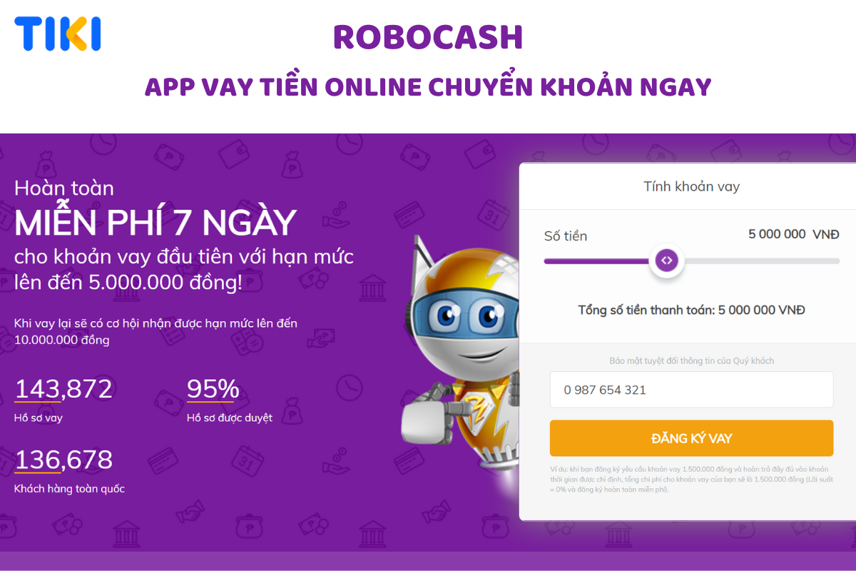 TOP 10 APP Vay Tiền Online Uy Tín 2024, Trả Góp Mỗi Tháng, Chuyển Khoản Nhanh | TIKI