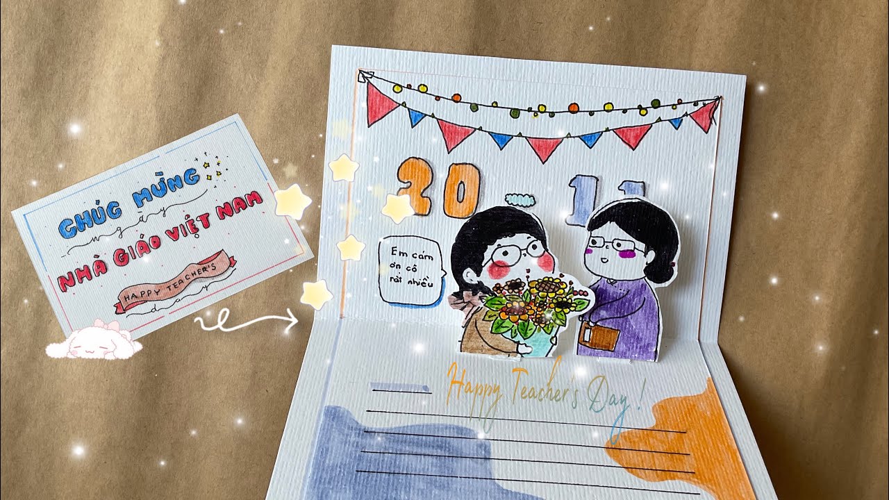 TOP 5 cách làm thiệp 20/11 đơn giản, đẹp mắt tặng thầy cô | TIKI