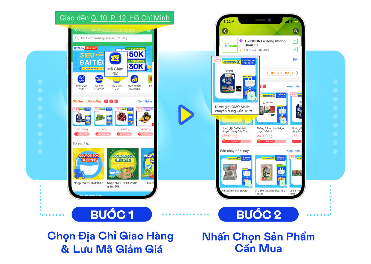 Tải ứng dụng Tiki đi chợ online nhanh chóng, tiện lợi | TIKI